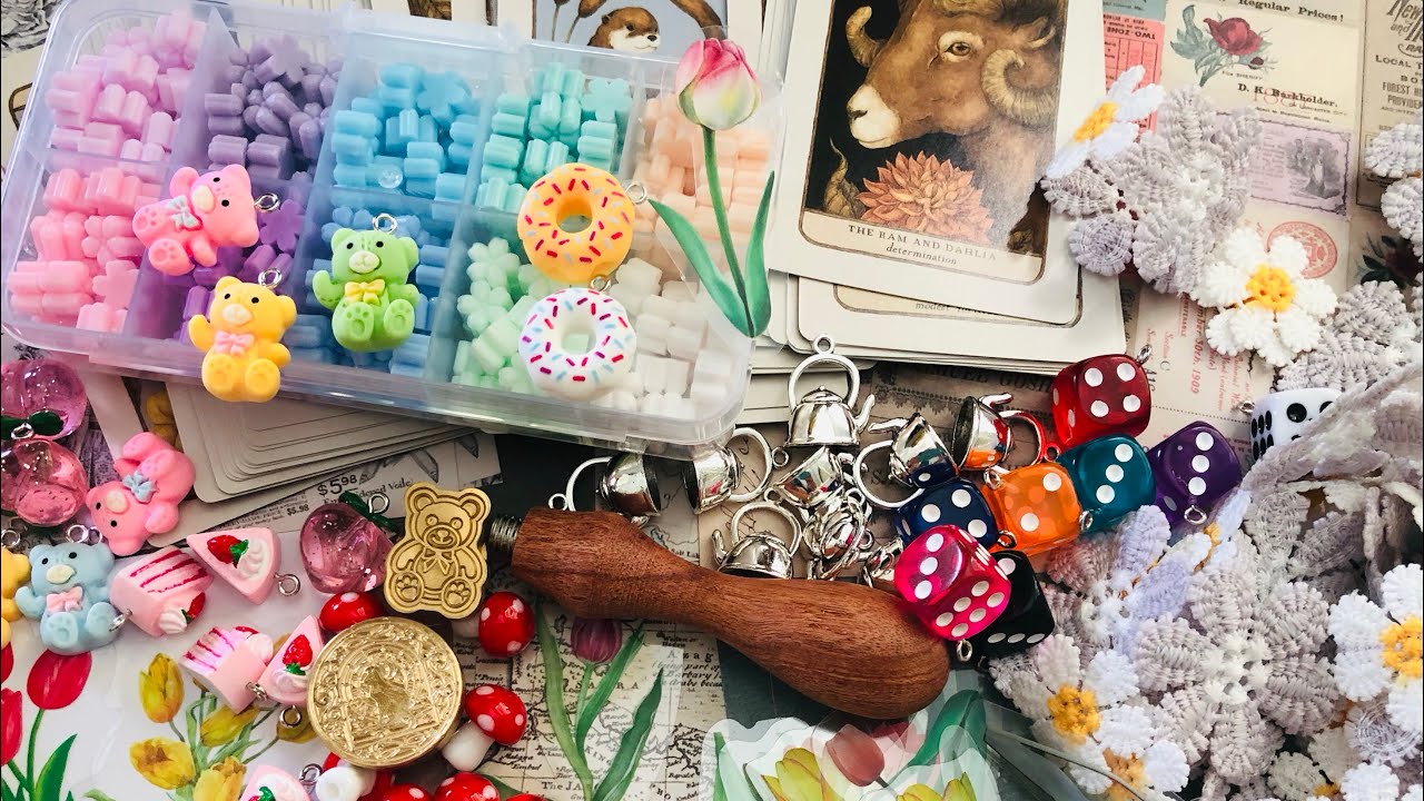 TEMU HAUL - Junk Journal Ephemera, Wax Stamps, Stickers and Charms ...