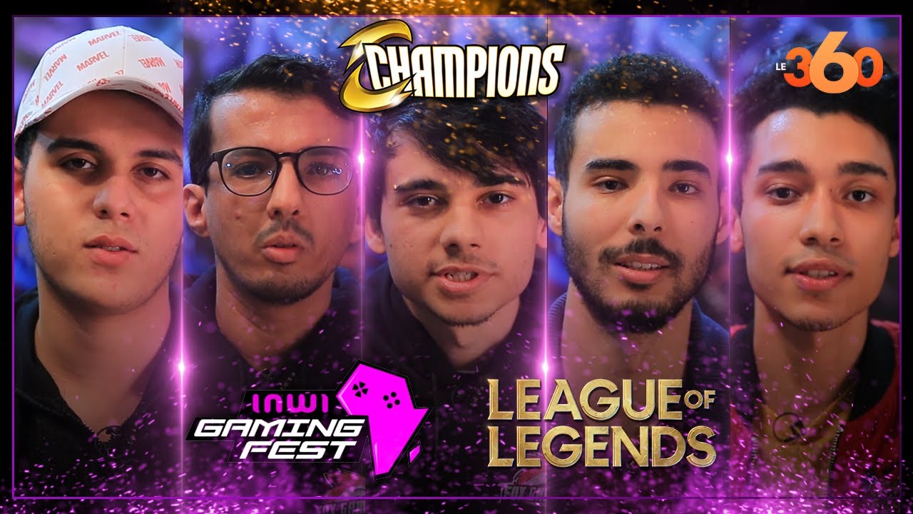 INWI e-League : Rencontre avec les champions marocains de League Of ...
