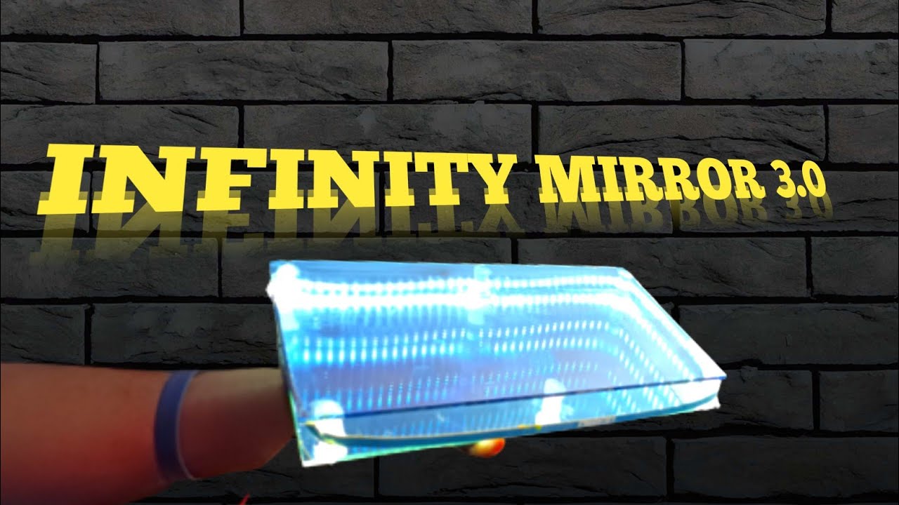 How To Make Infinity Mirror For Home Decoration ll - YouTube