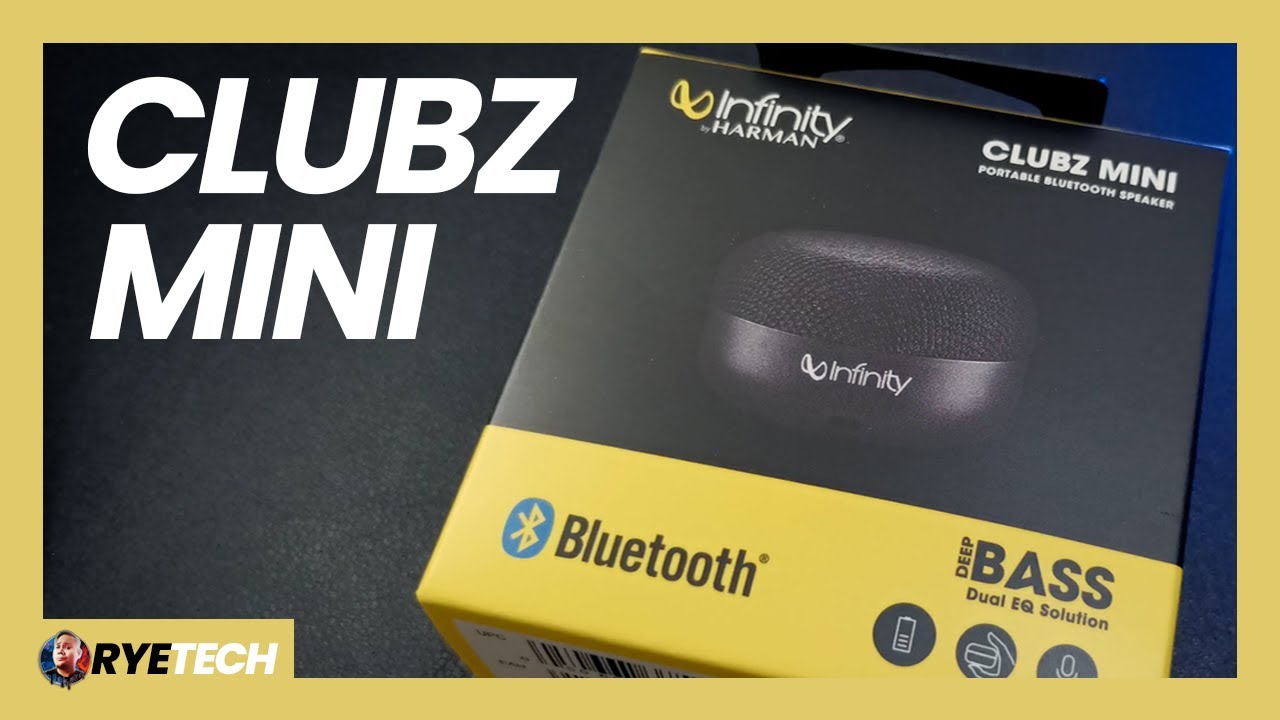 INFINITY by Harman CLUBZ Mini Bluetooth Speaker Unboxing - YouTube