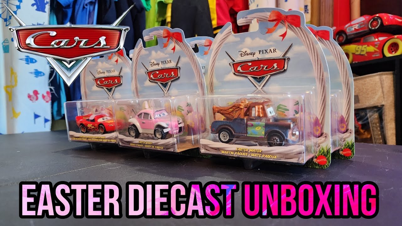 Cars Easter Diecast Unboxing - YouTube