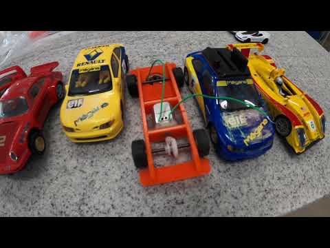 How to make scalextric cars - YouTube