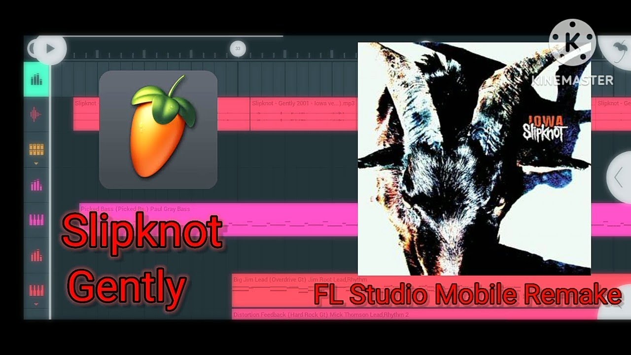 Slipknot - Gently Lyrics (FL Studio Mobile Remake) [Remastered] - YouTube