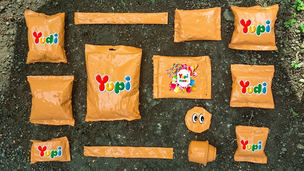 Membersihkan Permen Yupi Jajanan Kotor Berlumpur Yupi Zugi Zagi Zug ...