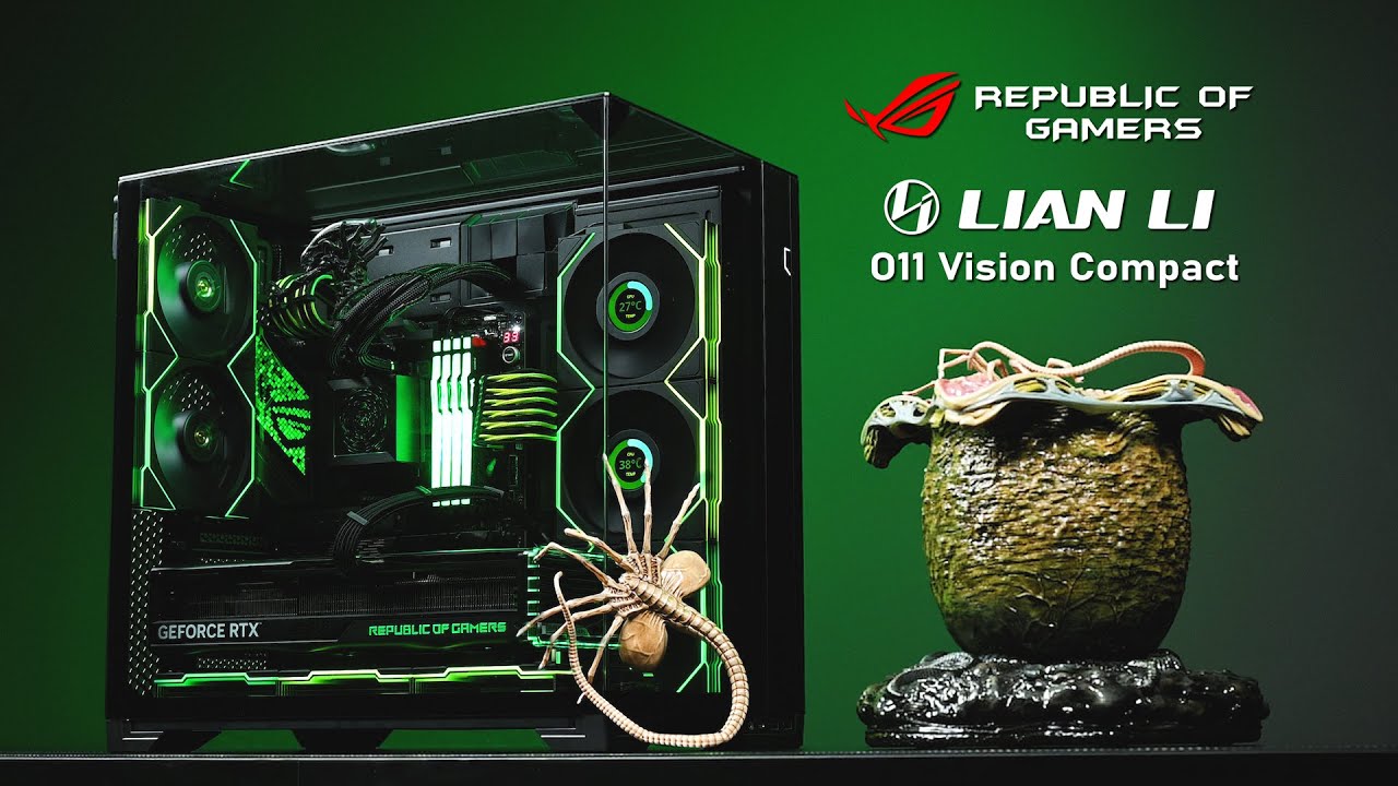 Dream 4K Gaming PC BUILD - Lian Li O11 Vision Compact, RTX 4080 Super ...