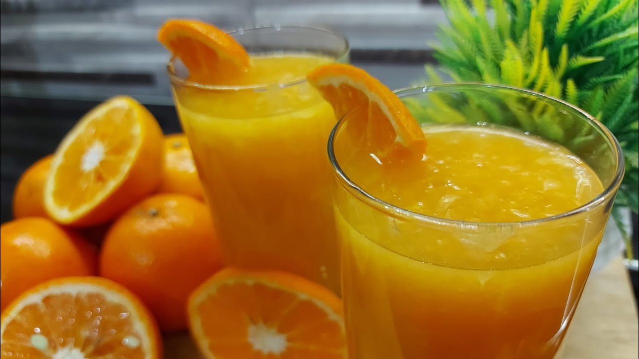 Pure Fresh Pulpy Orange Juice | No Juicer No Blender - YouTube