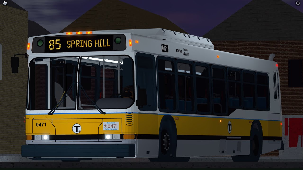 MBTA Roblox Gentech (MBOC GEN 3) 2004 American Neoplan AN440LF Bus Ride ...