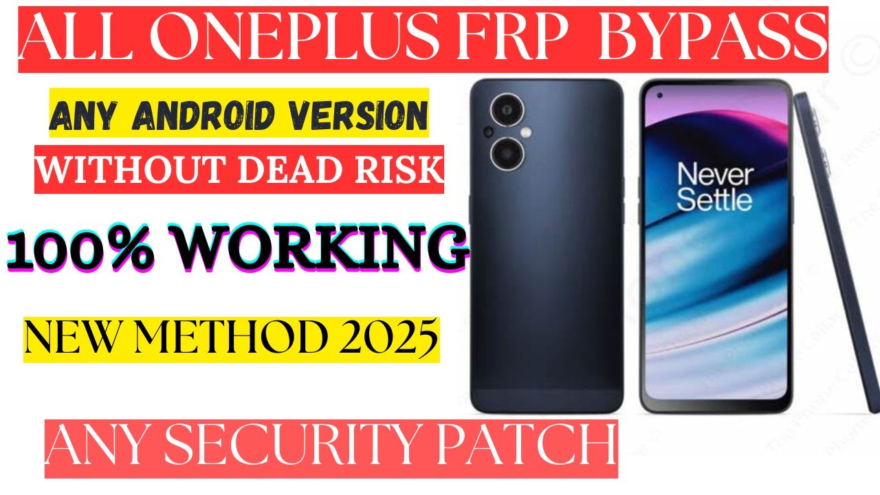 OnePlus Nord N20 5G CPH2459 FRP Bypass | Google Account Remove | New ...
