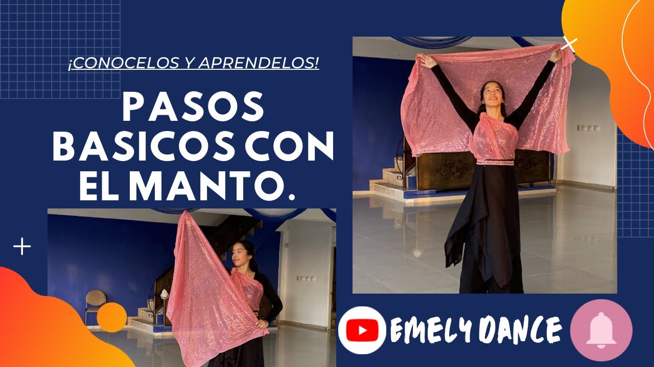 ¡APRENDE ESTOS GRANDIOSOS PASOS CON EL MANTO! | Danza Cristiana - YouTube