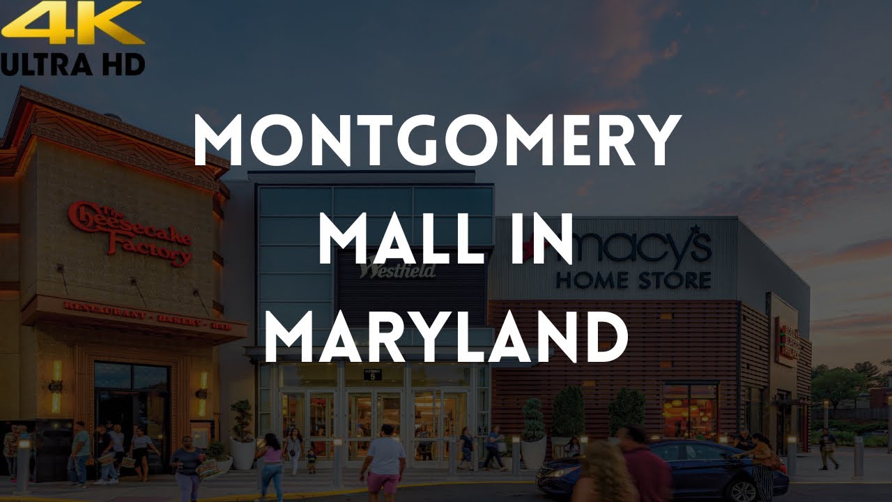 4K 🇺🇸| Walking Tour | One of the BEST Malls in Maryland | Montgomery ...