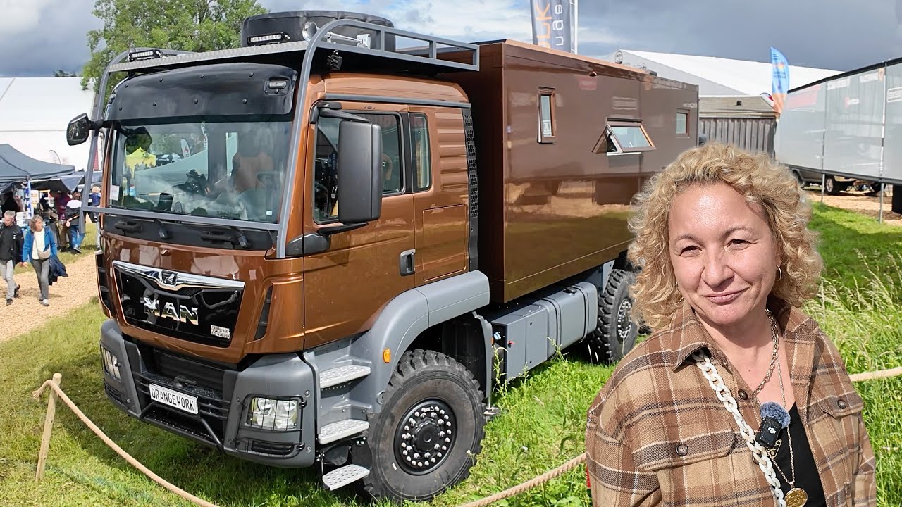 Schönste deutsche Wohnmobile 2025: Orangework MAN 6x6 Campervan extrem ...
