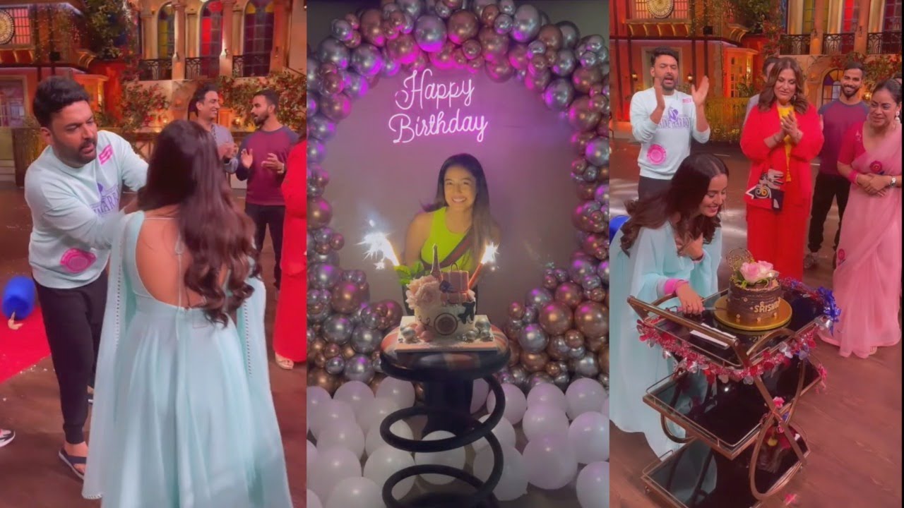 Kapil Sharma Celebrate Co-star Srishty Rode Birthday With the Kapil ...