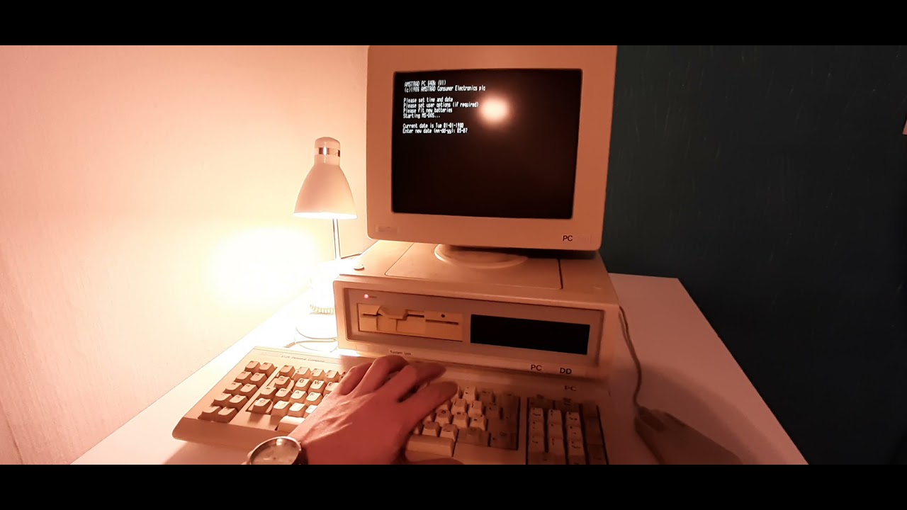 Amstrad PC 1512: 20MB HDD Upgrade - YouTube