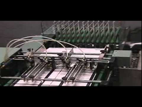 ADVANCED WEB CORPORATION BATCHER STACKER ON A PRINTING PRESS PART1 ...