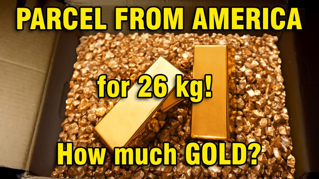 GOLD from 26 kilograms in a parcel from AMERICA / ЗОЛОТО из 26 ...
