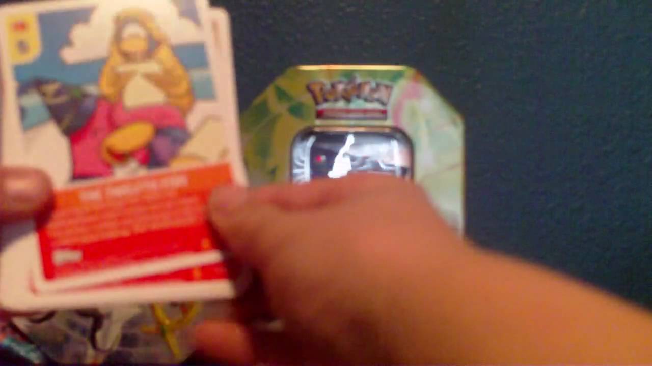 opening a club penguin card jitsu tin - YouTube