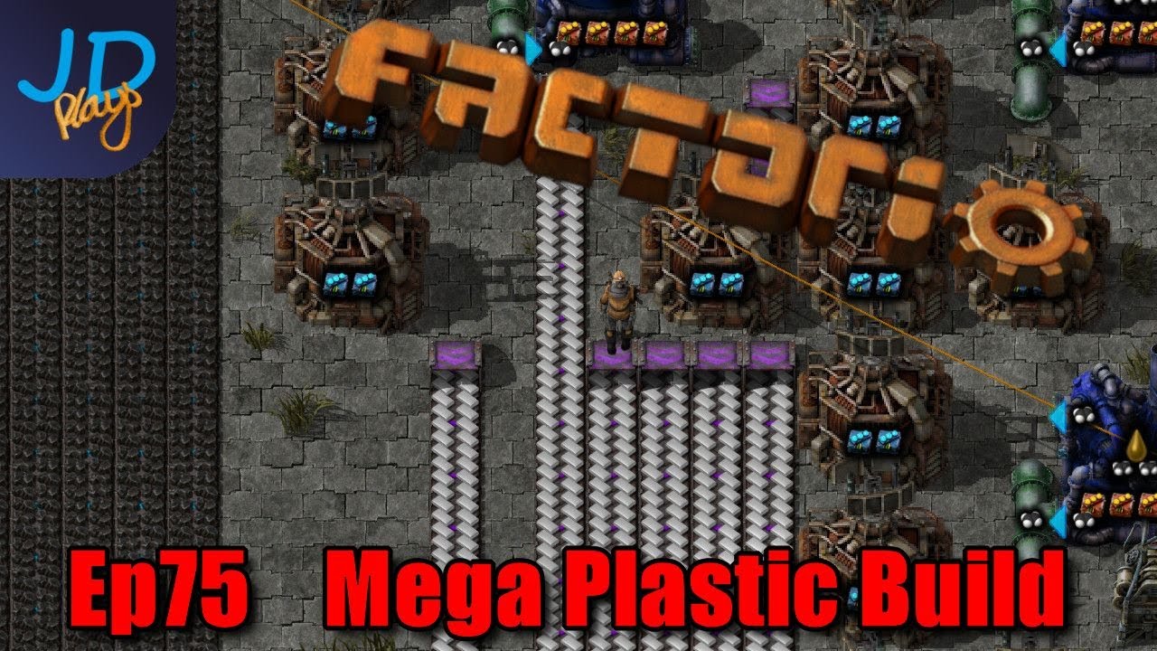 Mega Plastic Build Ep75 | Factorio Biter Hell | Gameplay, Lets Play ...