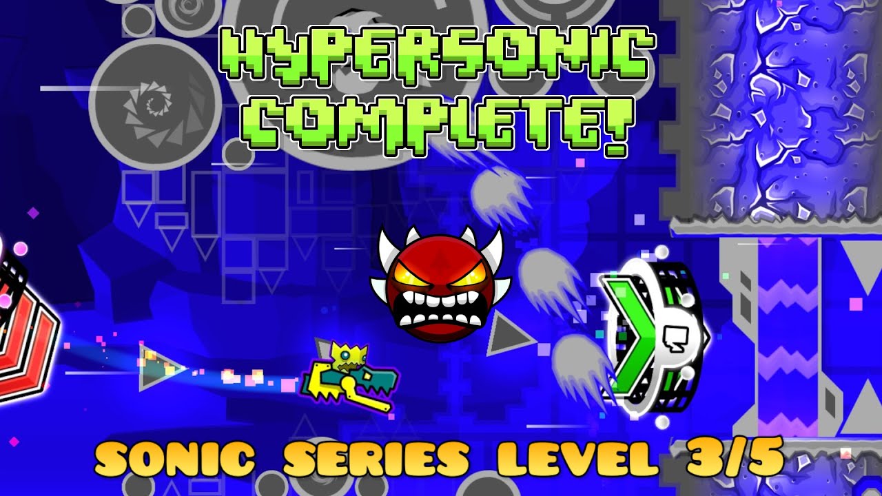 Hypersonic by Viprin and more 100% (6th Extreme Demon, Level 3/5 of ...
