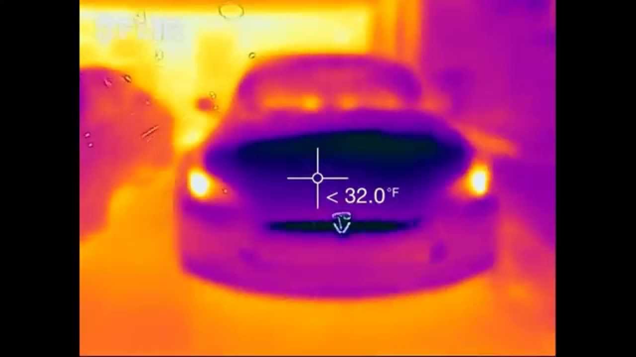 Tesla Motors Model S: Tire Wear in Thermal Camera Image TESLARATI.com ...