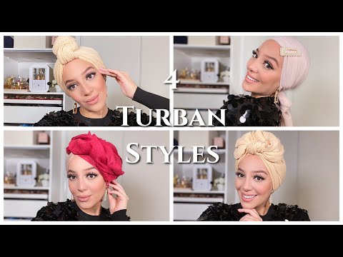 4 TUTORIELS TURBAN FACILES l TURBAN STYLES BY SALIMA ALIANI
