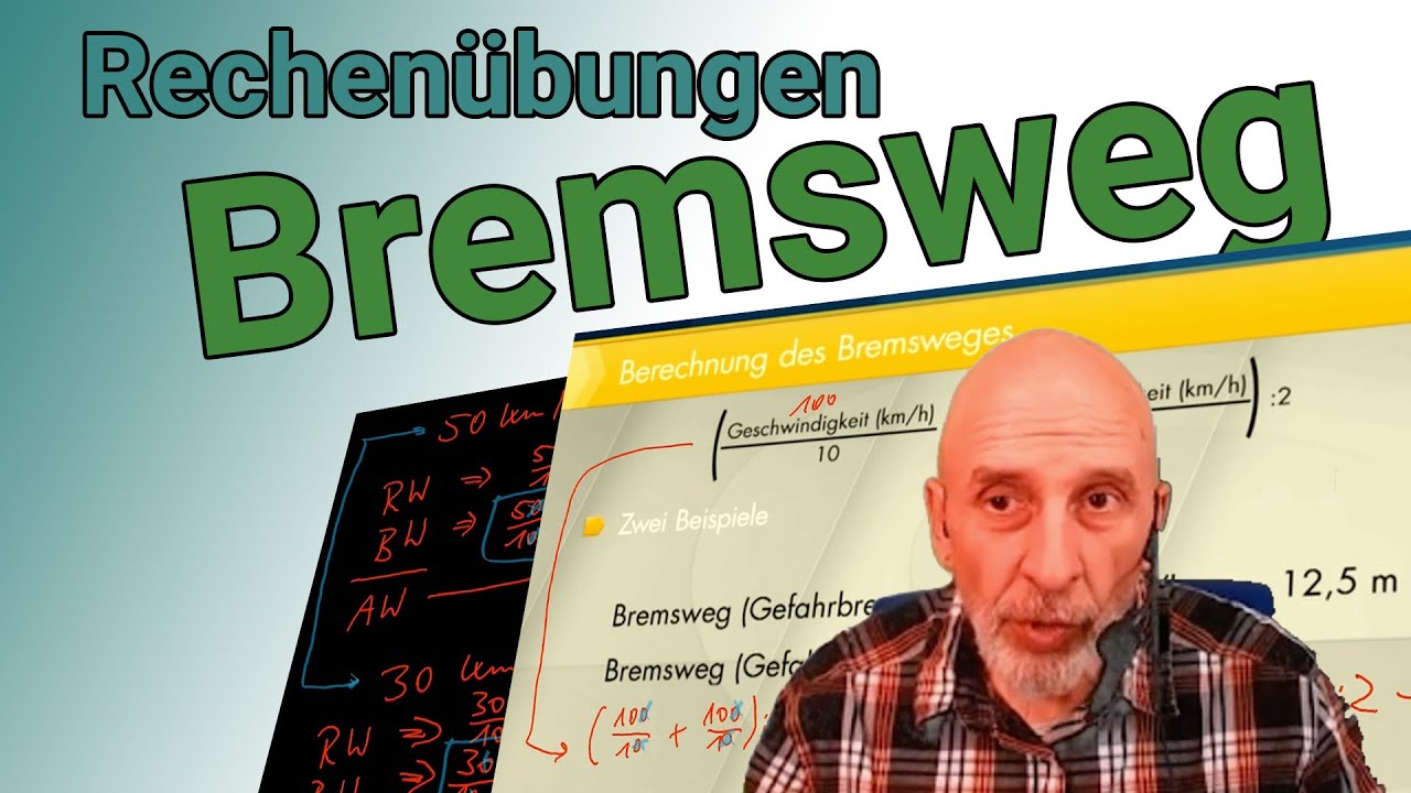 Faszinierend Berechnung Des Bremsweges Ebenbild