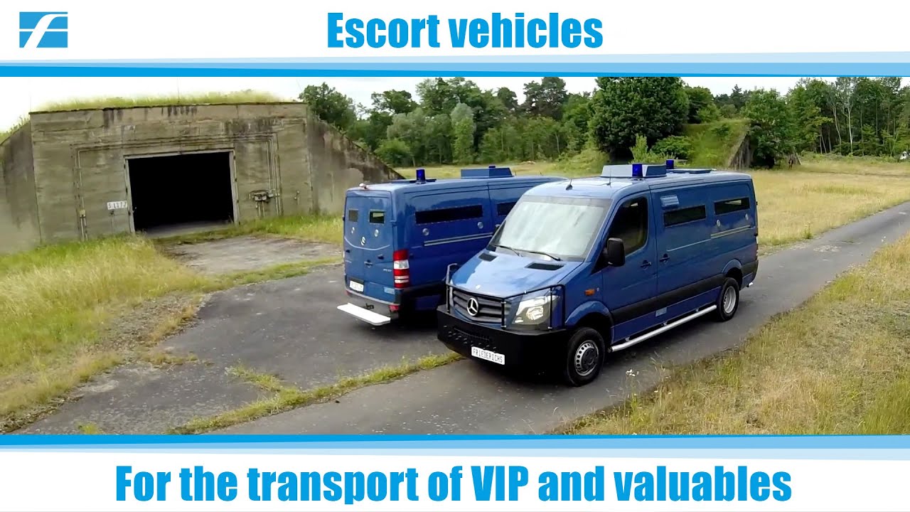 Escort vehicles for the transport of VIPs and valuables - the armoured ...