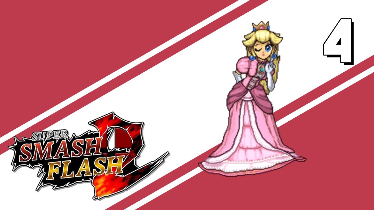 PEACH CLASSIC - Super Smash Flash 2 Beta - 4 - Gameplay - YouTube