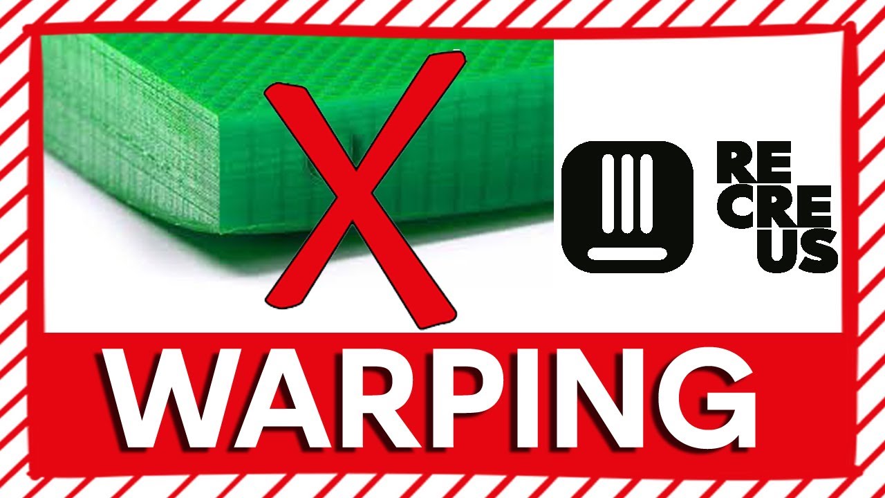 👍 How to print POLYPROPYLENE (PP) filament WITHOUT WARPING 🎖️Recreus🎖️ ...