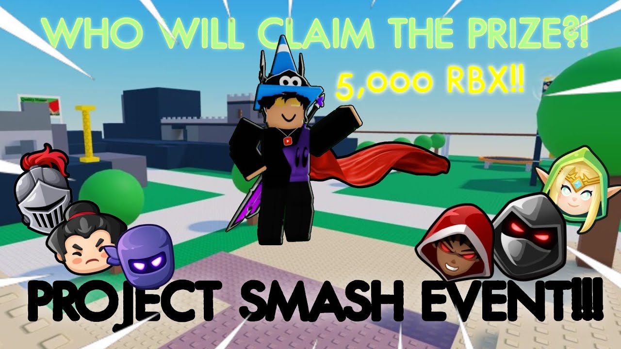 LIVE PROJECT SMASH 🔴 5,000 ROBUX EVENT! 😎 | TTS IS ON! - YouTube