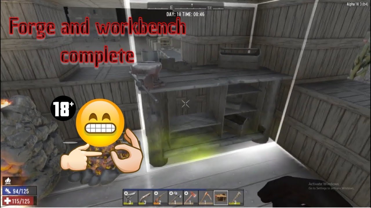 forge and work bench - YouTube