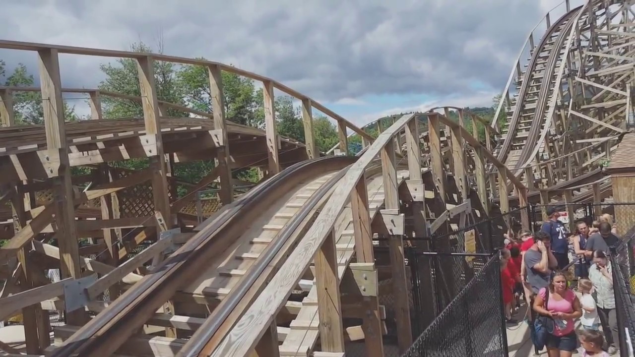 Roar-O-Saurus at Story Land (offride) - YouTube