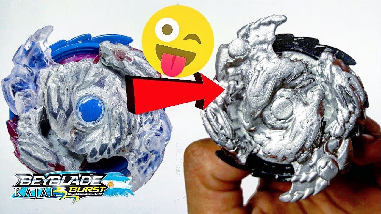 SILVER NIGHTMARE LONGINUS CUSTOM! | Beyblade Burst Argentina Custom Mod ...