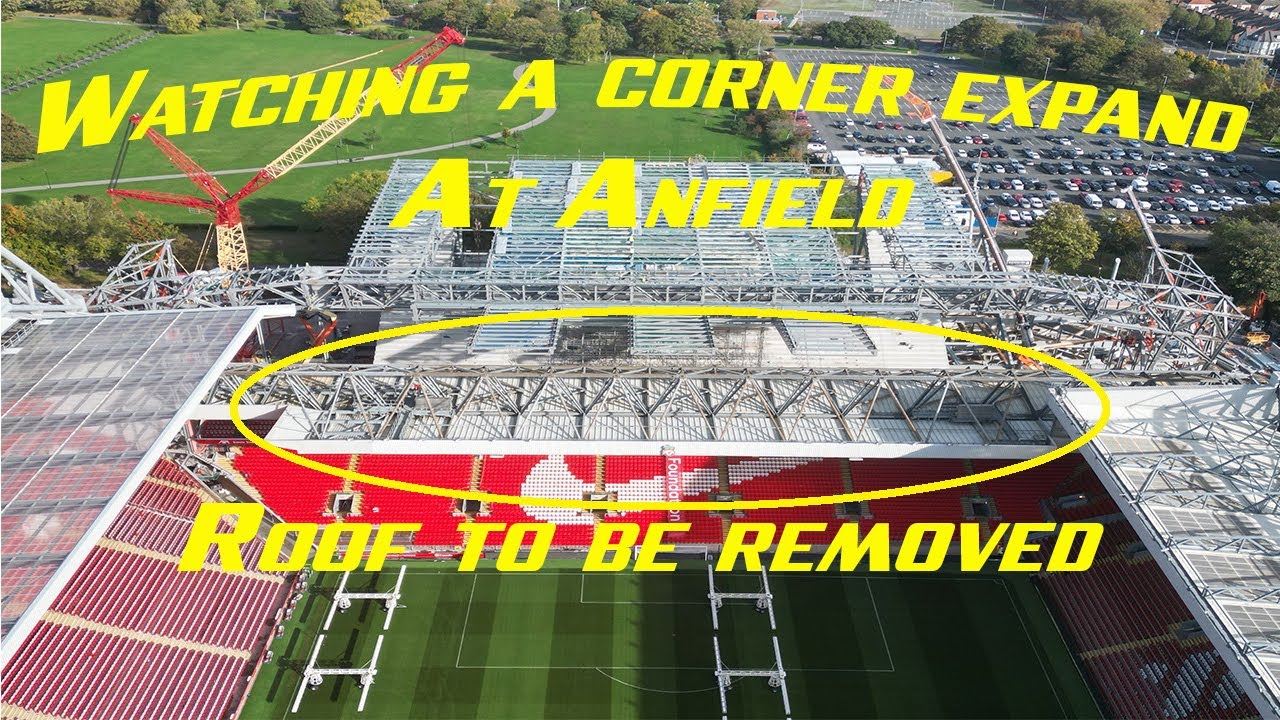 Anfield road stand expansion update and work in progress. 25th October ...