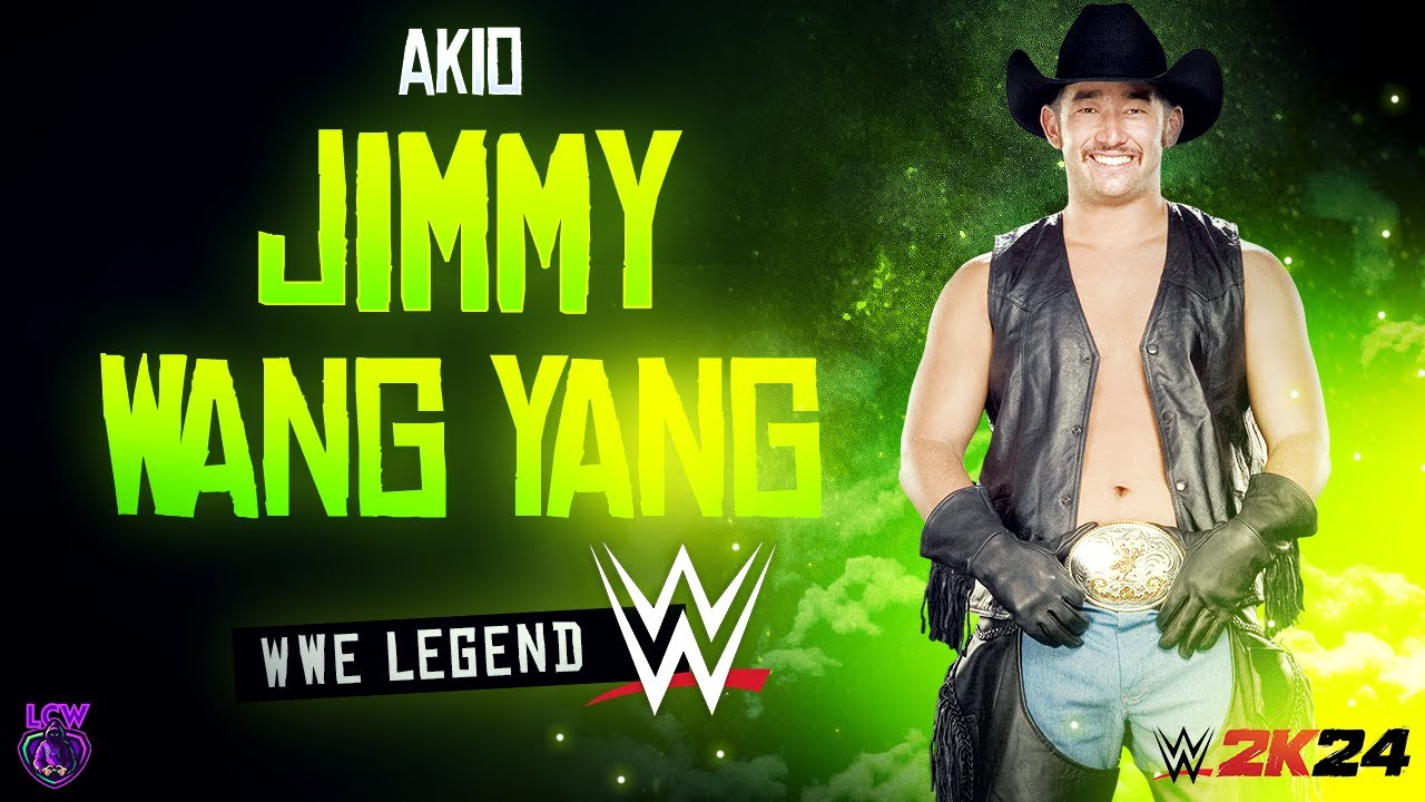 WWE 2K24 Jimmy Wang Yang Entrance, Signature & Finishers I Caws #WWE ...