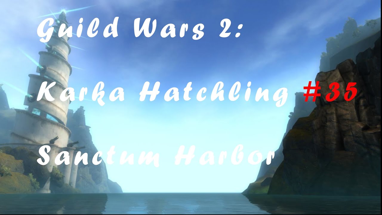 GW2: Karka Hatchling #35 in LA (Sanctum Harbor) - YouTube