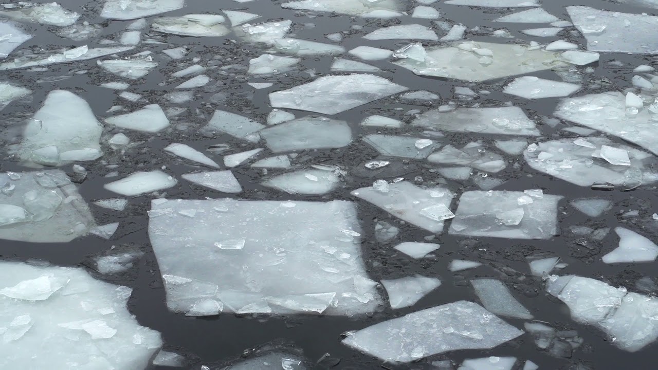 frozen slabs of ice floating along as it melts n17vvpbu D - YouTube