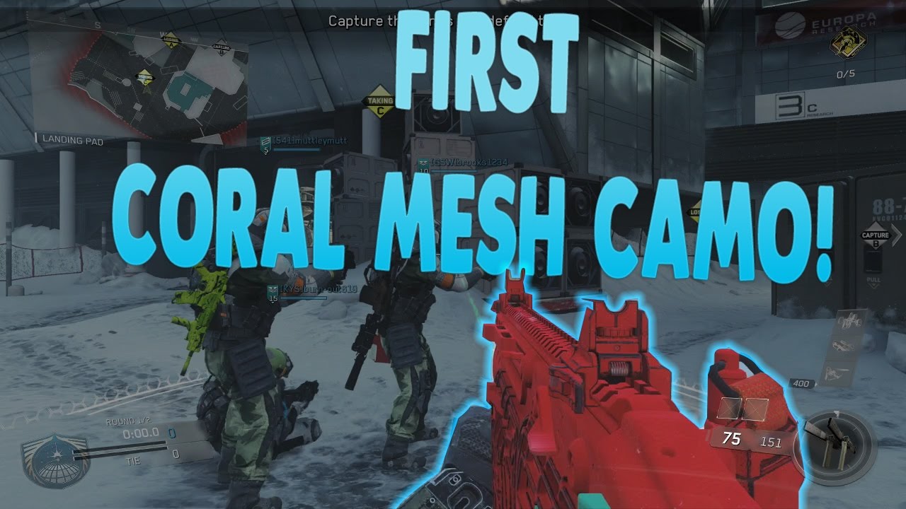 Infinite Warfare First Coral Mesh Camo! - YouTube
