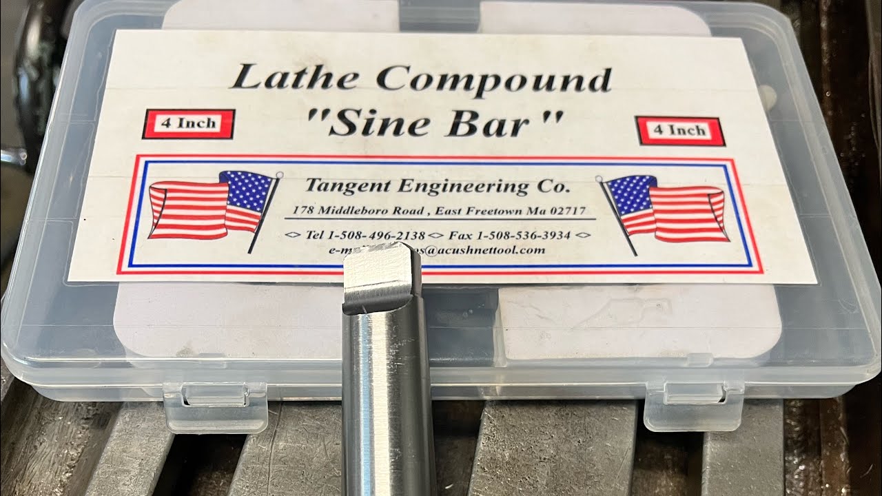Machining a Morse Taper using a Lathe Compound Sine Bar - YouTube