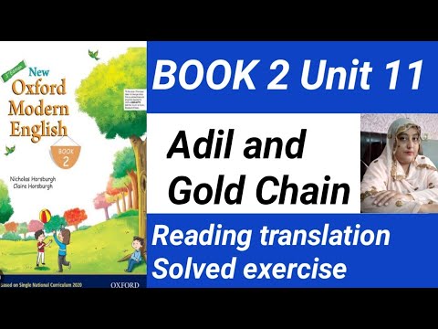 Adil and The Gold Chain Class 2 Exercise | modern english book 2 unit ...