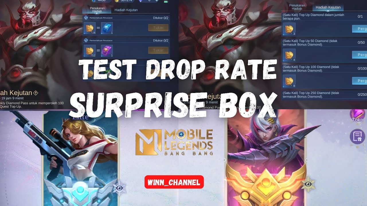 2 Treasure Tiket Advance Dapat Apa Aja? | Test Droprate Surprise Box ...