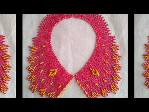 Boncuk yakalık modeli part1/dıy beaded braclet /kolye yapımı