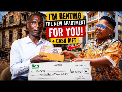 Eei! GHS45,000? Mns Clapper in tears as Wayosi and his CEO suprises him with rented apartment and.. 