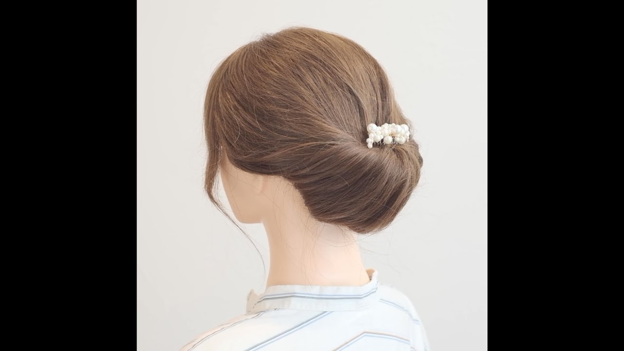 One minute Hairstyle / How to Gibson Tuck ☆ hair works &SOL - YouTube