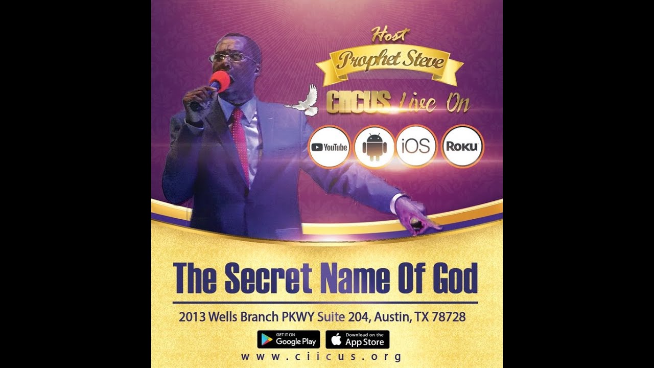 The Secret Name of God || LIVE || Prophet Steve Mbua - YouTube
