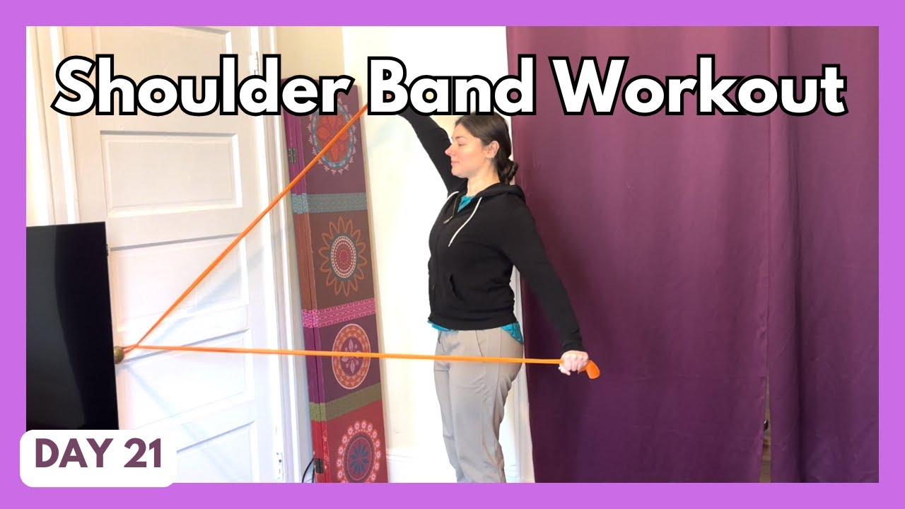 Shoulder Band Workout - Day #21 - YouTube
