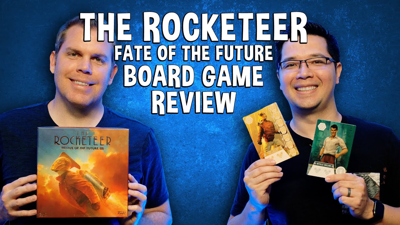 Review of The Rocketeer - The Classic Disney Movie Board Game - YouTube