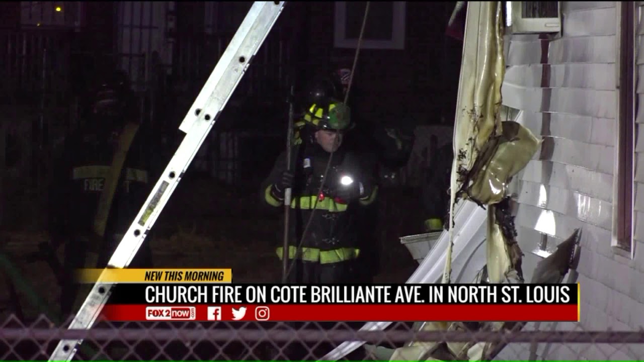 St. Louis baptist church damaged by suspicious fire - YouTube