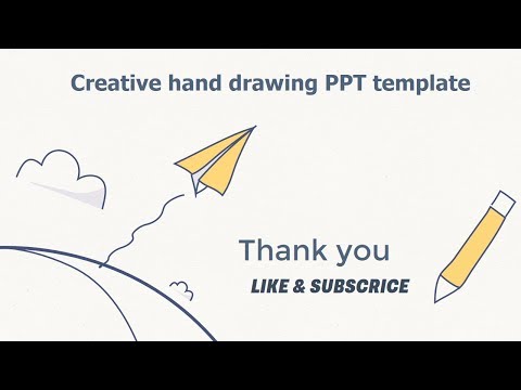 Simple and creative cute hand-painted PPT template - Template ...