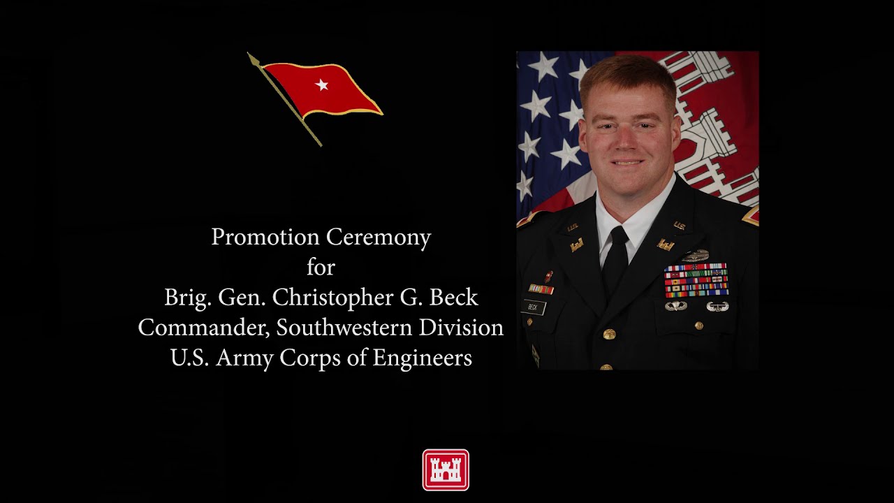 Brig. Gen. Christopher G. Beck Promotion Ceremony - YouTube