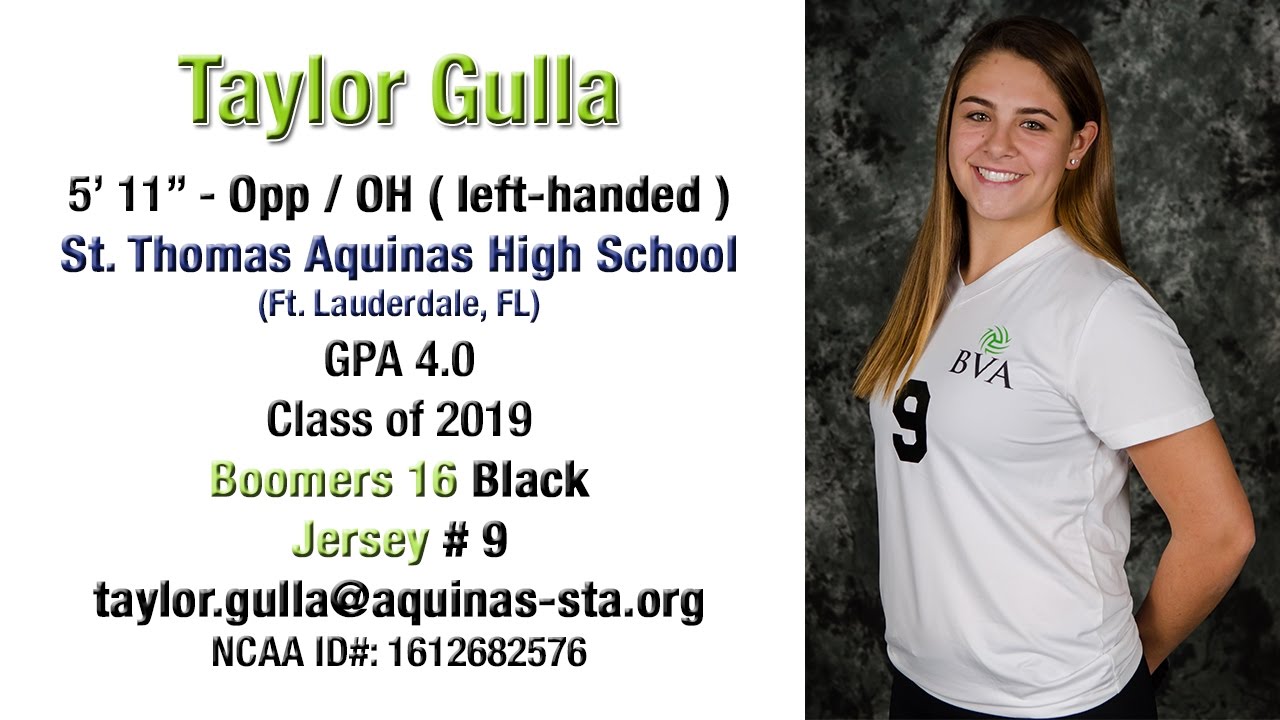 Taylor Gulla - 2017 Club Volleyball Highlights - YouTube